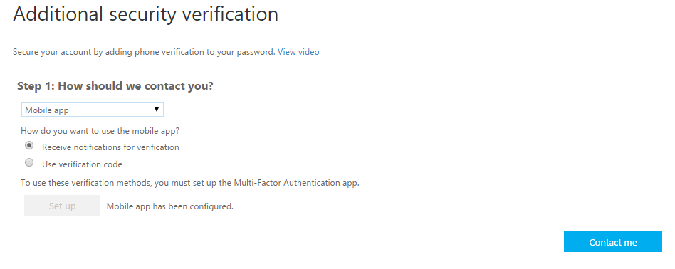 Multi Factor Authentication - Initial Setup – IT Operations Help Center